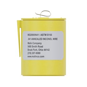 MS20995N41INC0: Malin Lock Wire, 0.041 in Dia, 204 ft L, Inconel ...